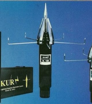 Penangkal Petir Kurn Radius R 150 85 Meter | Dus Hitam Asli | Harga ...